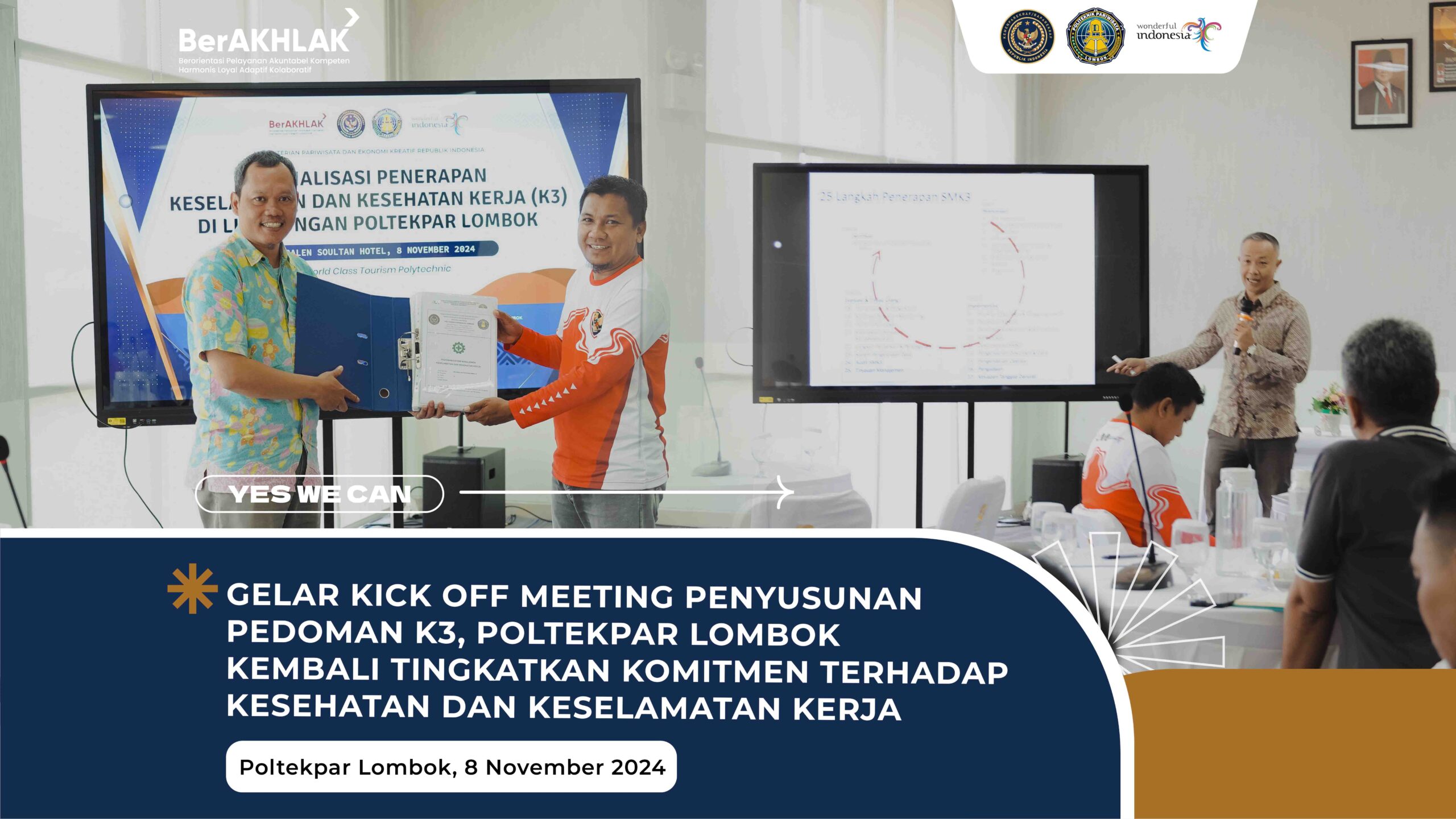 Gelar Kick Off Meeting Penyusunan Pedoman K3, Poltekpar Lombok Kembali ...